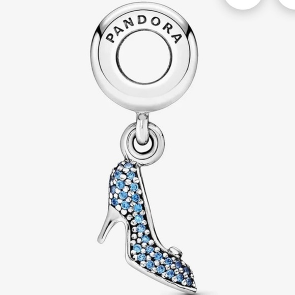 Pandora | Jewelry | Euc Pandora Disney Cinderella Slipper S925 Charm | Poshmark